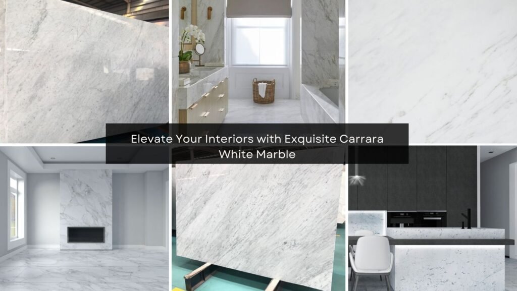 Elevate Your Interiors with Exquisite Carrara White Marble